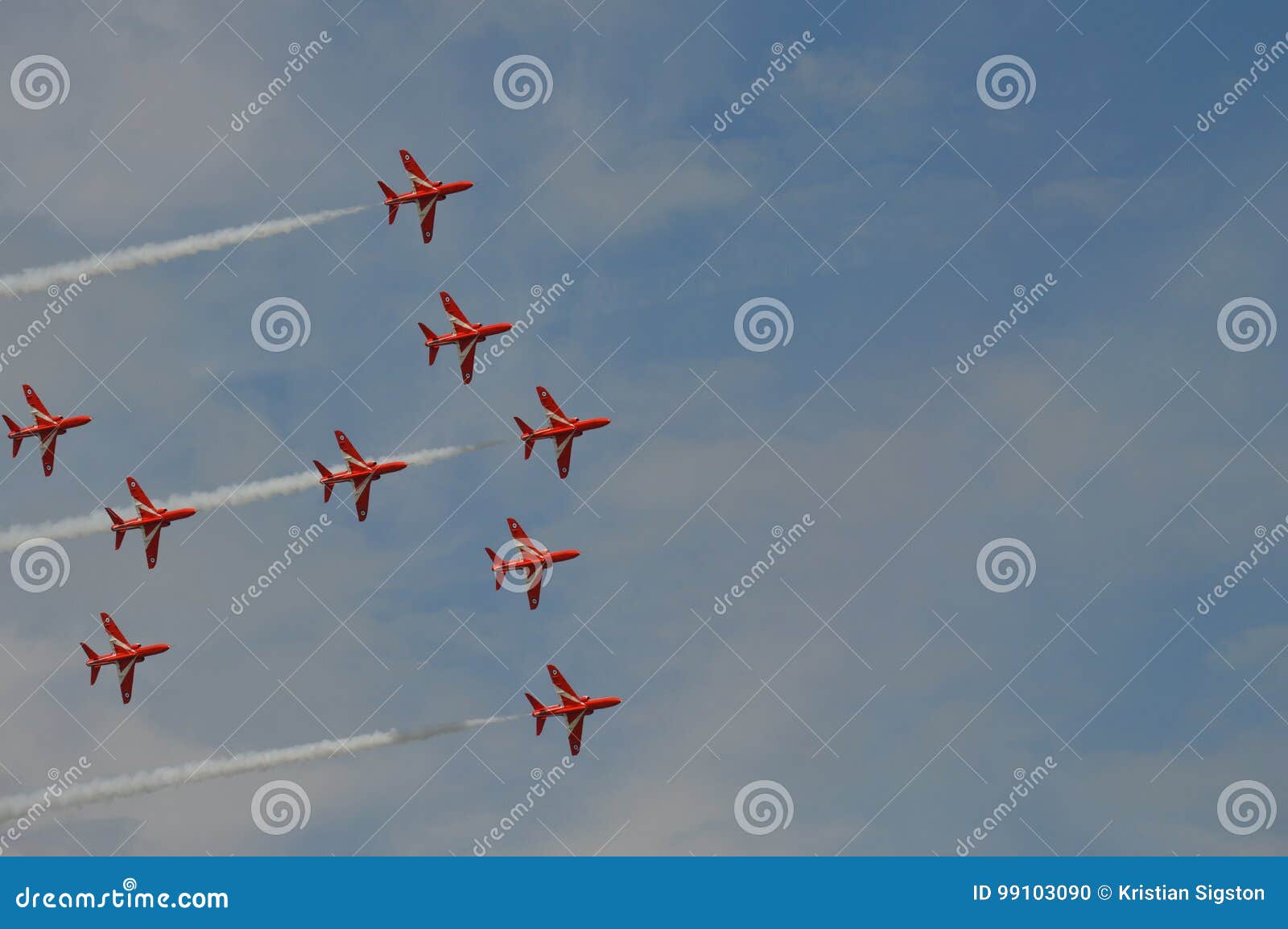 Red arrows angled stock photo. Image of smoke, arrows - 99103090