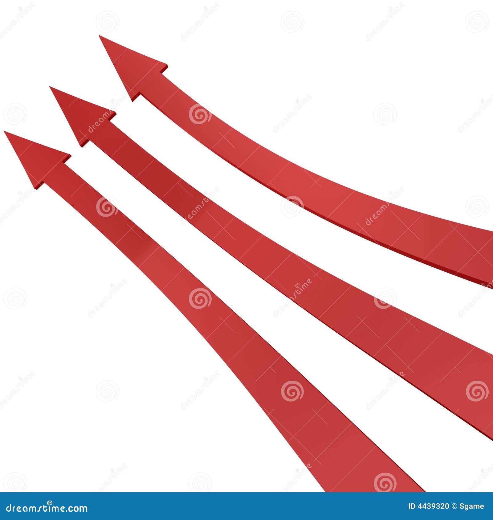 Red arrows up stock illustration. Illustration of presentation - 4439320