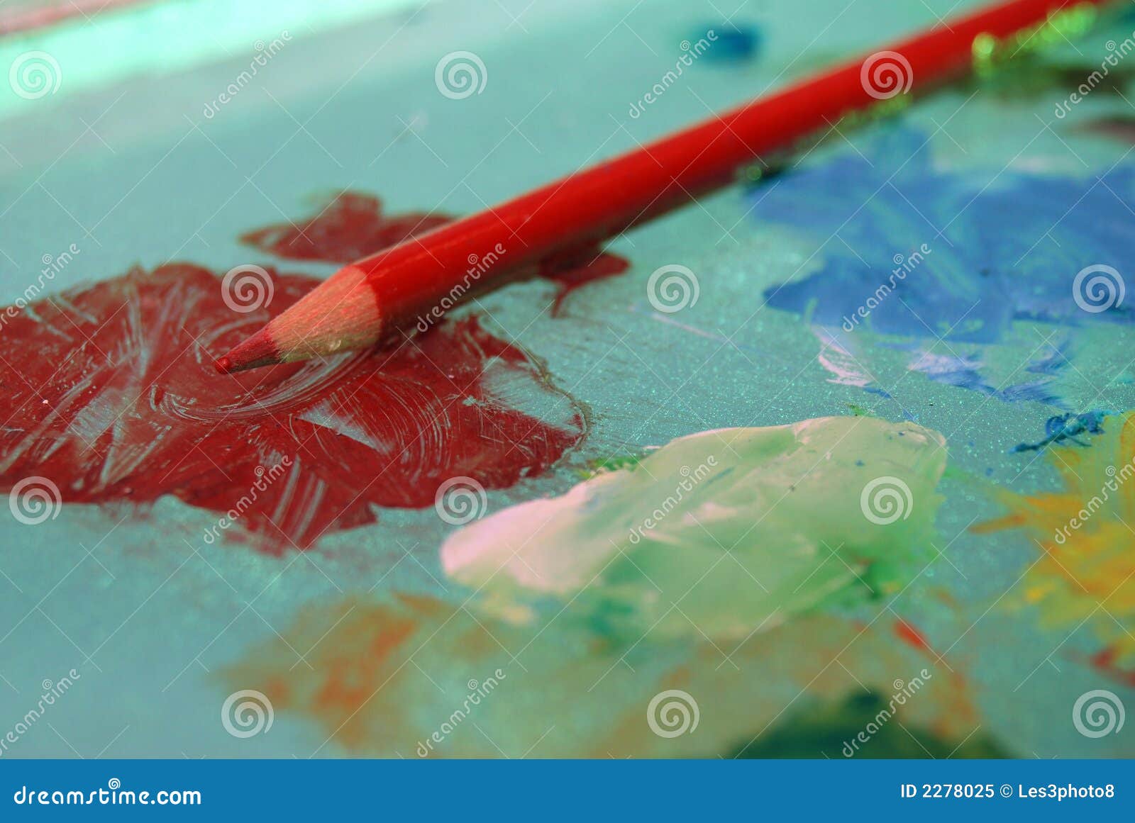 Artist With Pencil. Person Holding A Pencil For Drawing . Hand With ...