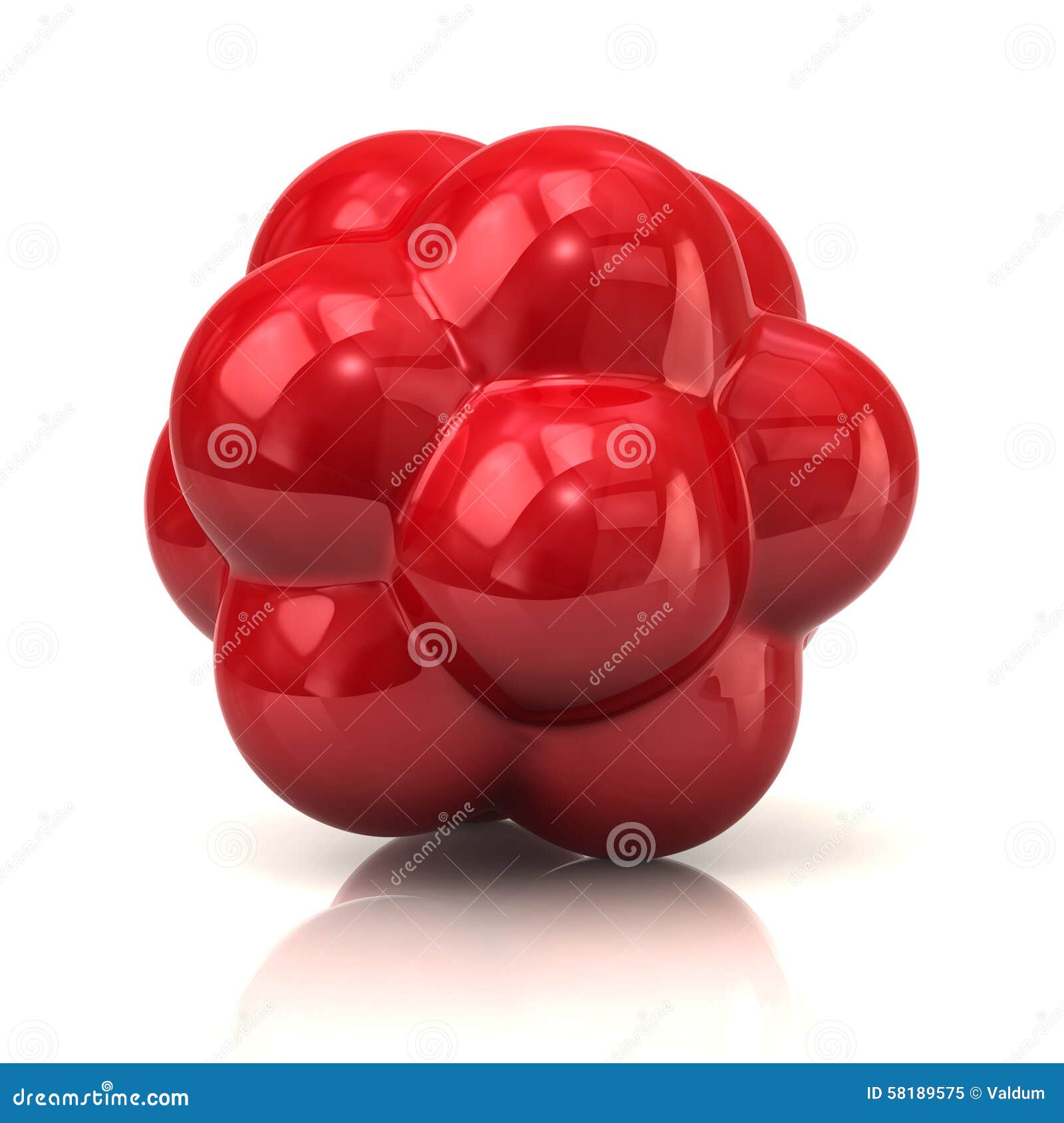 Red atom stock illustration. Illustration of energy, quantum - 58189575