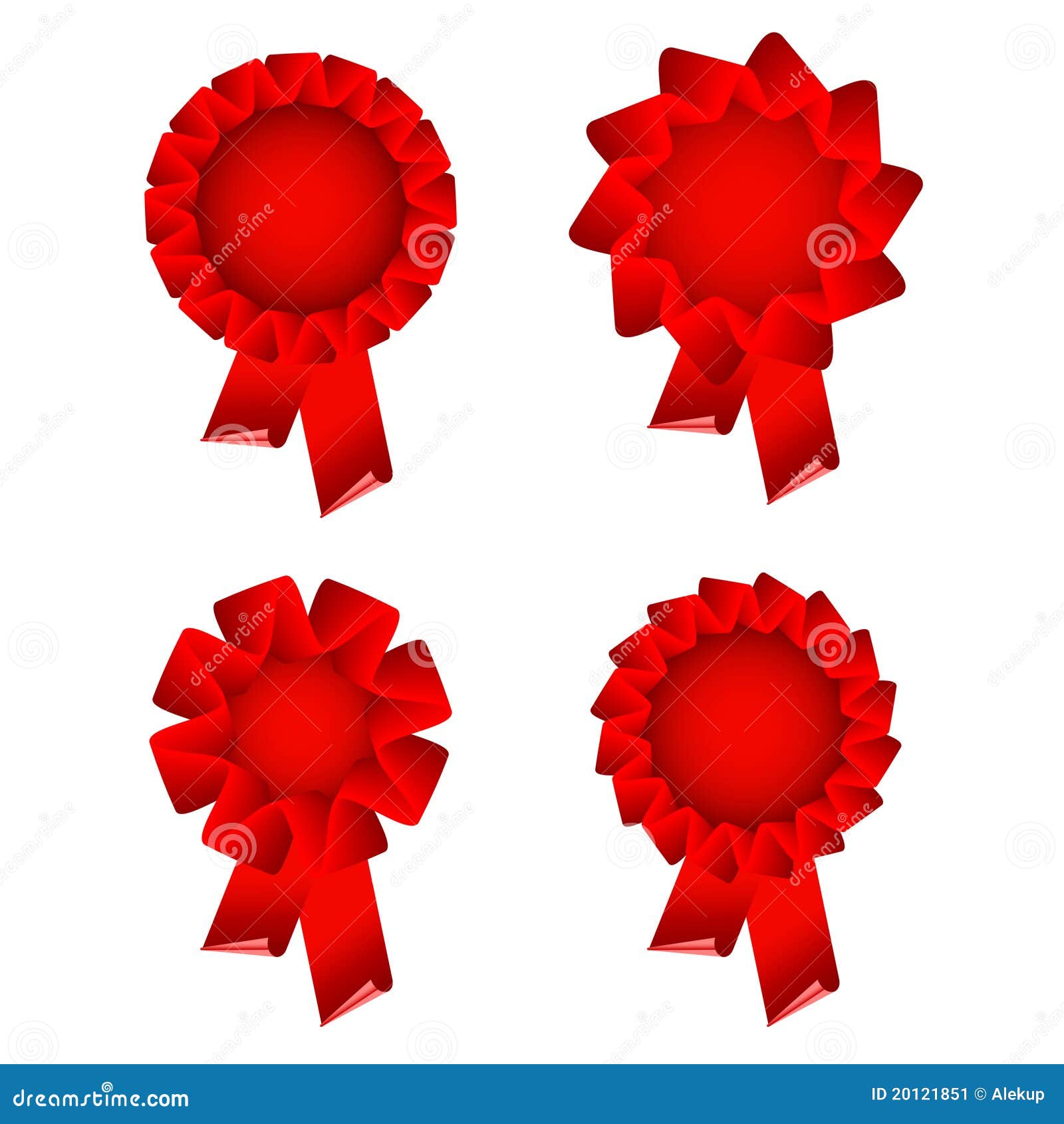 Ribbon Rosette Awards Cartoon Vector | CartoonDealer.com #18956895