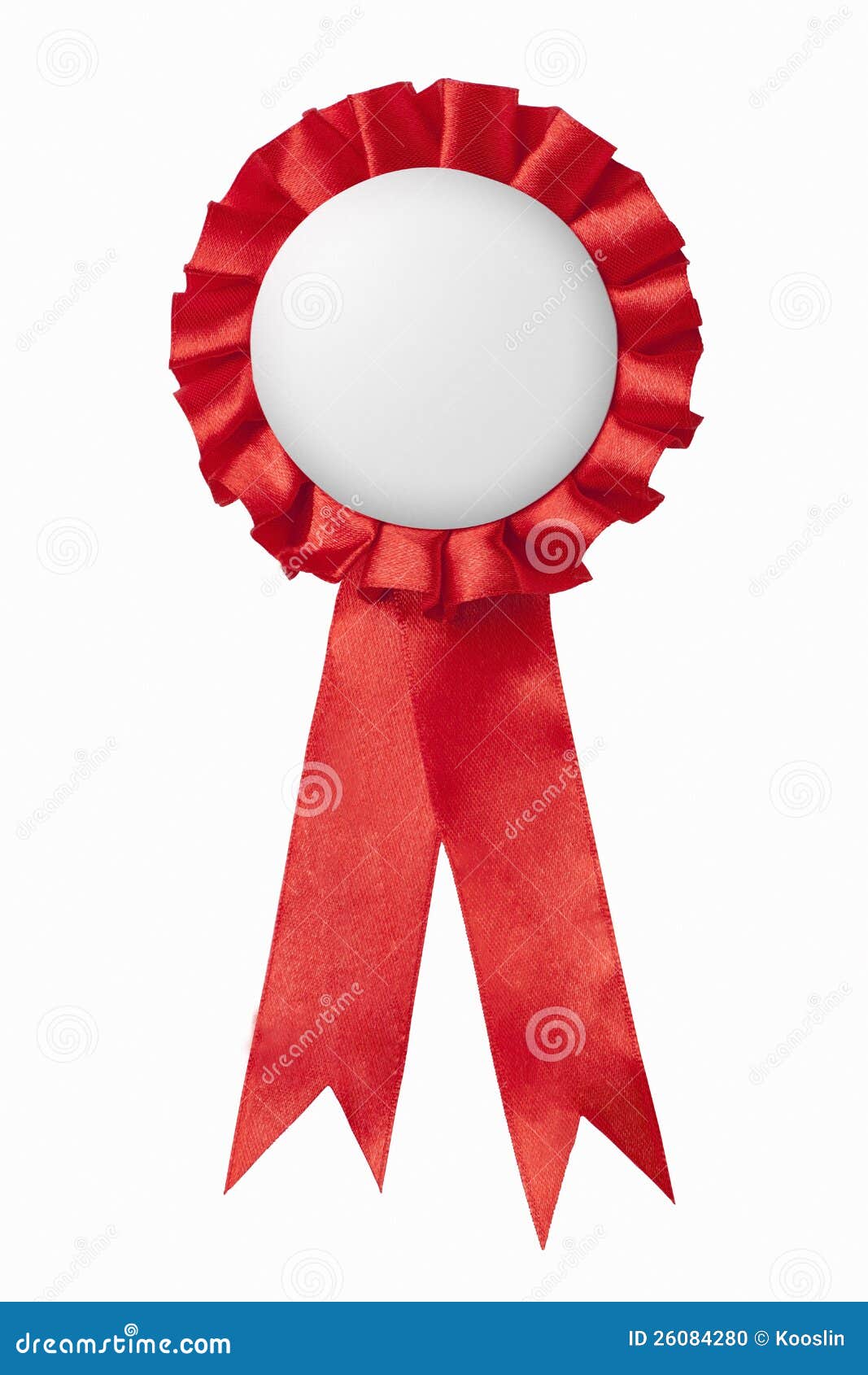 Red award ribbons badge stock photo. Image of medallion - 26084280