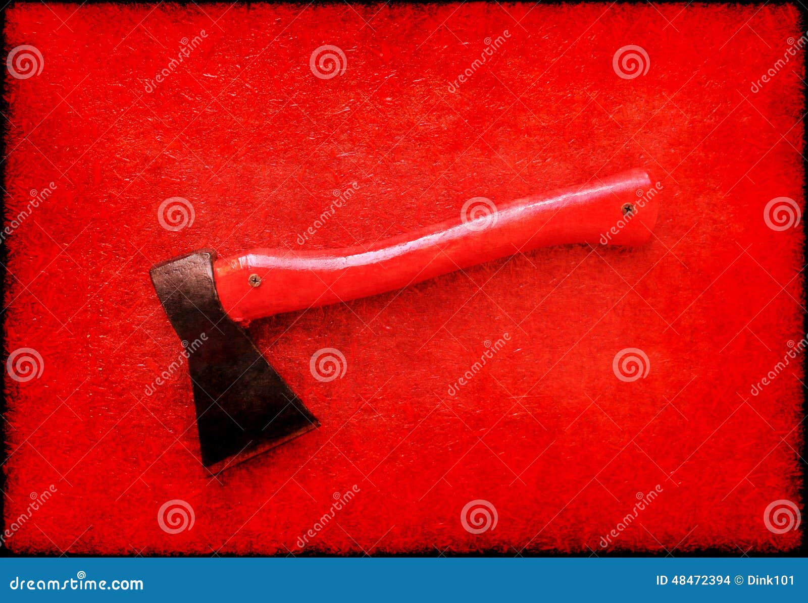 Red axe stock photo. Image of handle, grunge, board, fireman - 48472394