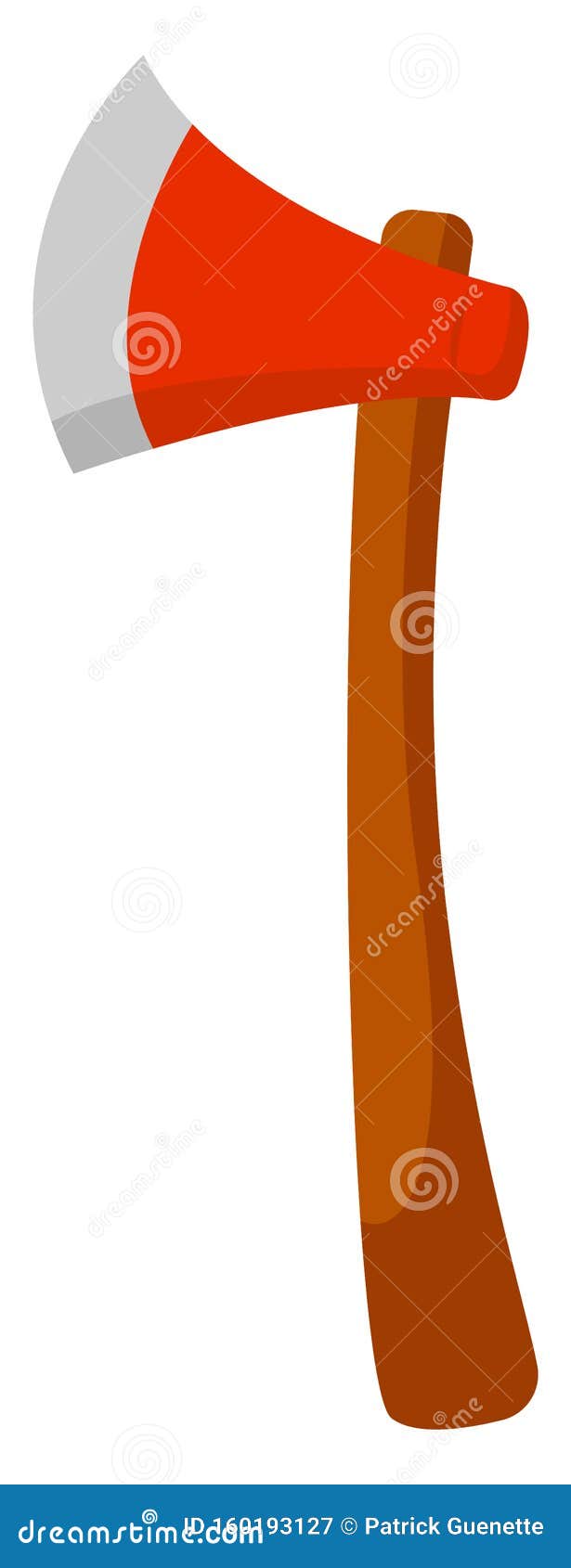 Red Axe, Illustration, Vector Stock Vector - Illustration of object ...