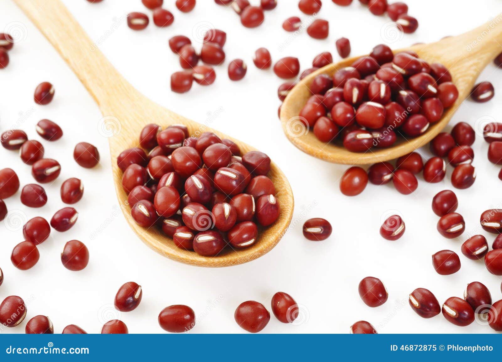 Red Azuki beans stock image. Image of aduki, organic - 46872875