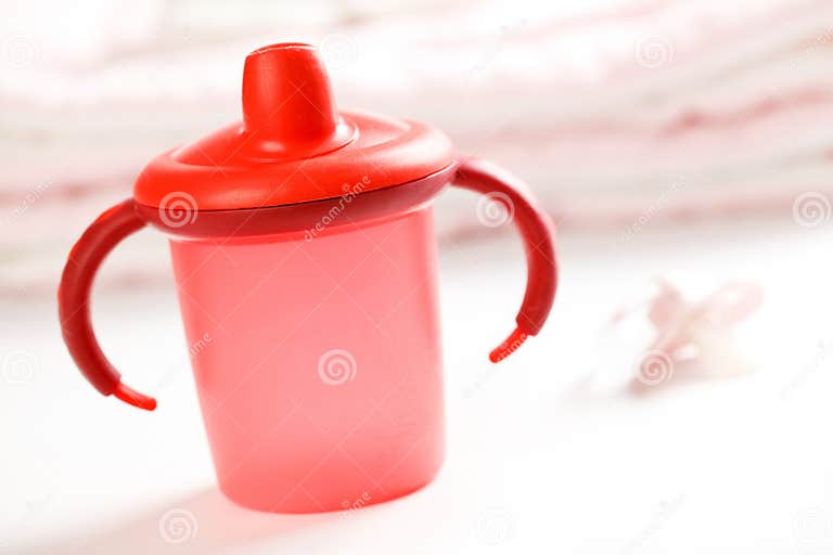 Red baby bottle stock image. Image of health, nutrition - 13056117