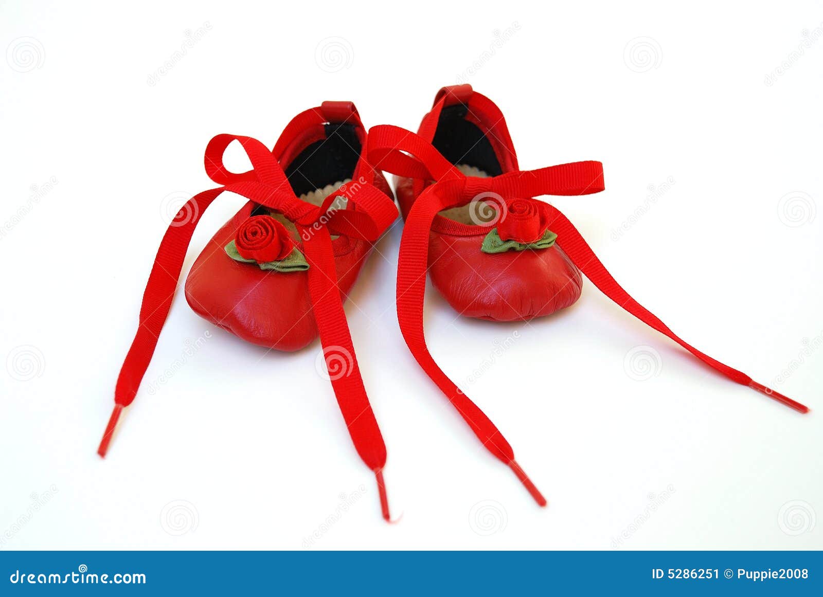 Red baby shoes stock image. Image of adorable, cheer, green - 5286251