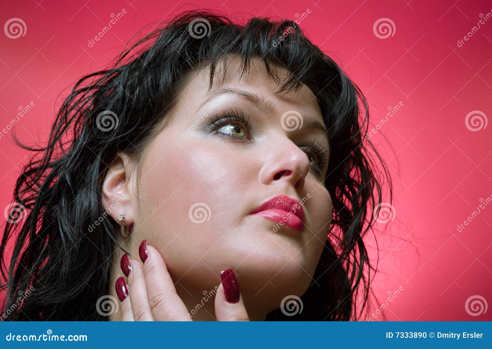 On red back stock photo. Image of girl, fresh, lady, healthy - 7333890