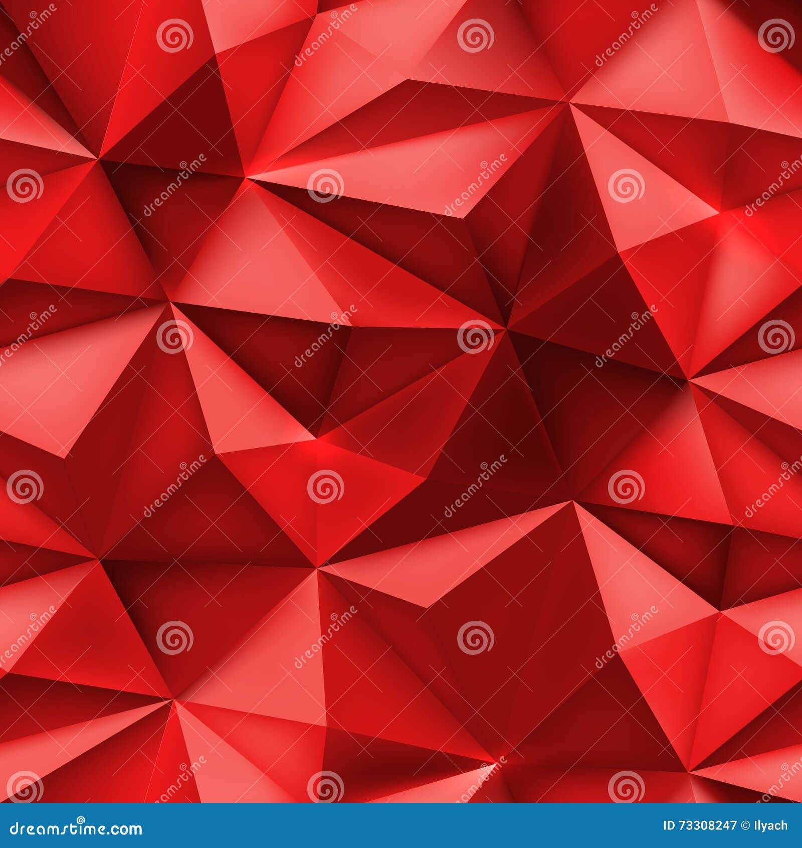 Red Background. Abstract Triangle Mesh Texture Stock Illustration ...
