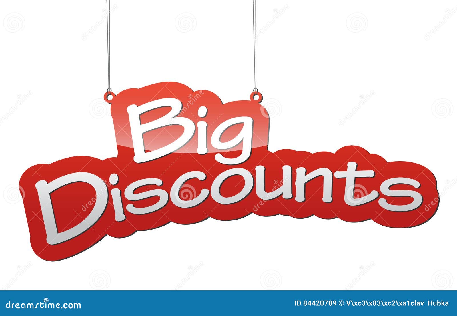 Red Background Big Discounts Stock Vector - Illustration of element ...