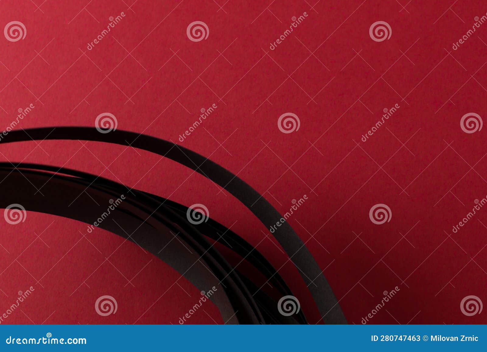 Red Background with Black Abstract Lines Stock Image - Image of lines ...