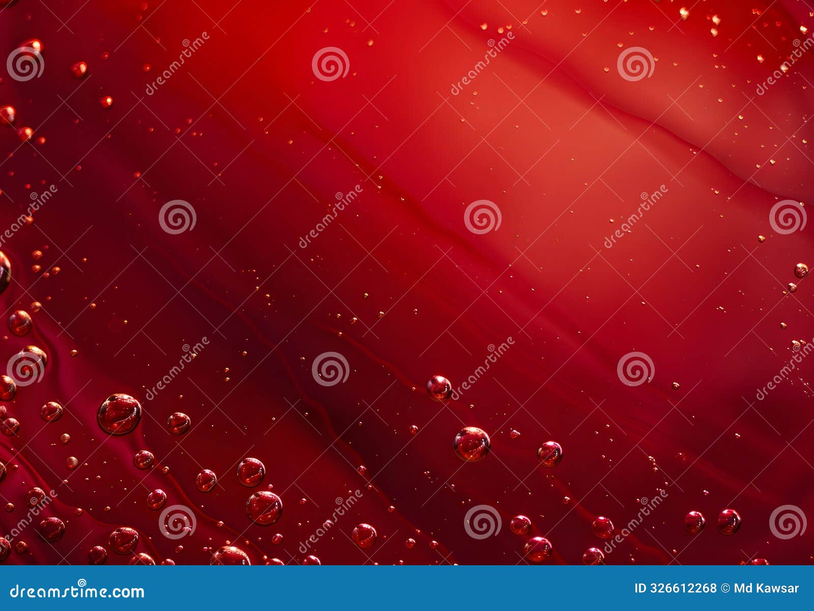Abstract Red Oil and Water Bubbles Stock Illustration - Illustration of ...