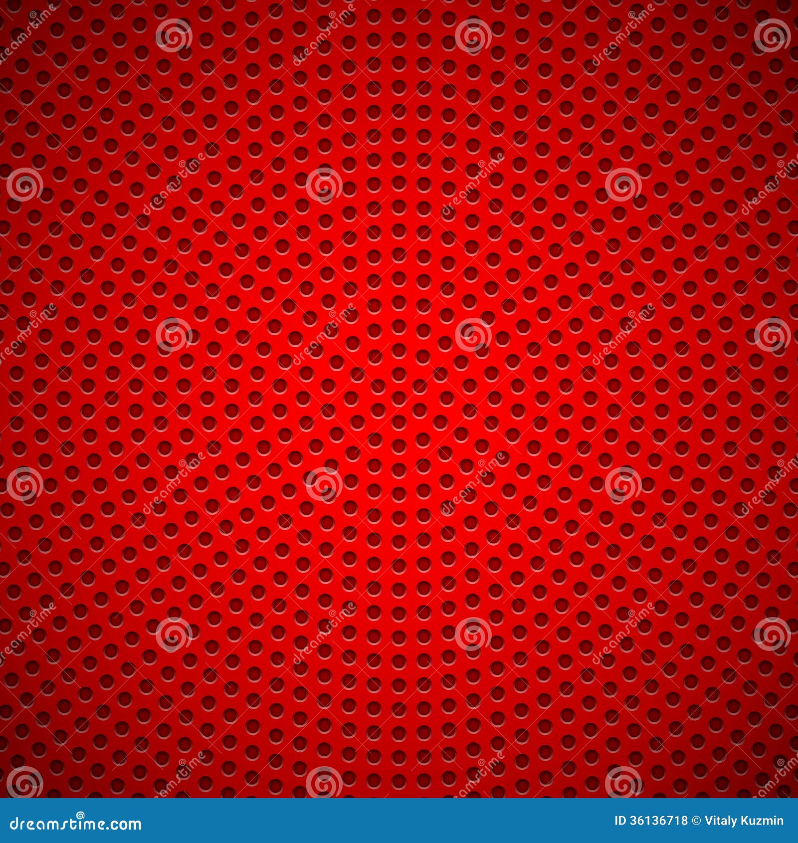 Red Background with Circle Perforated Pattern Stock Vector ...