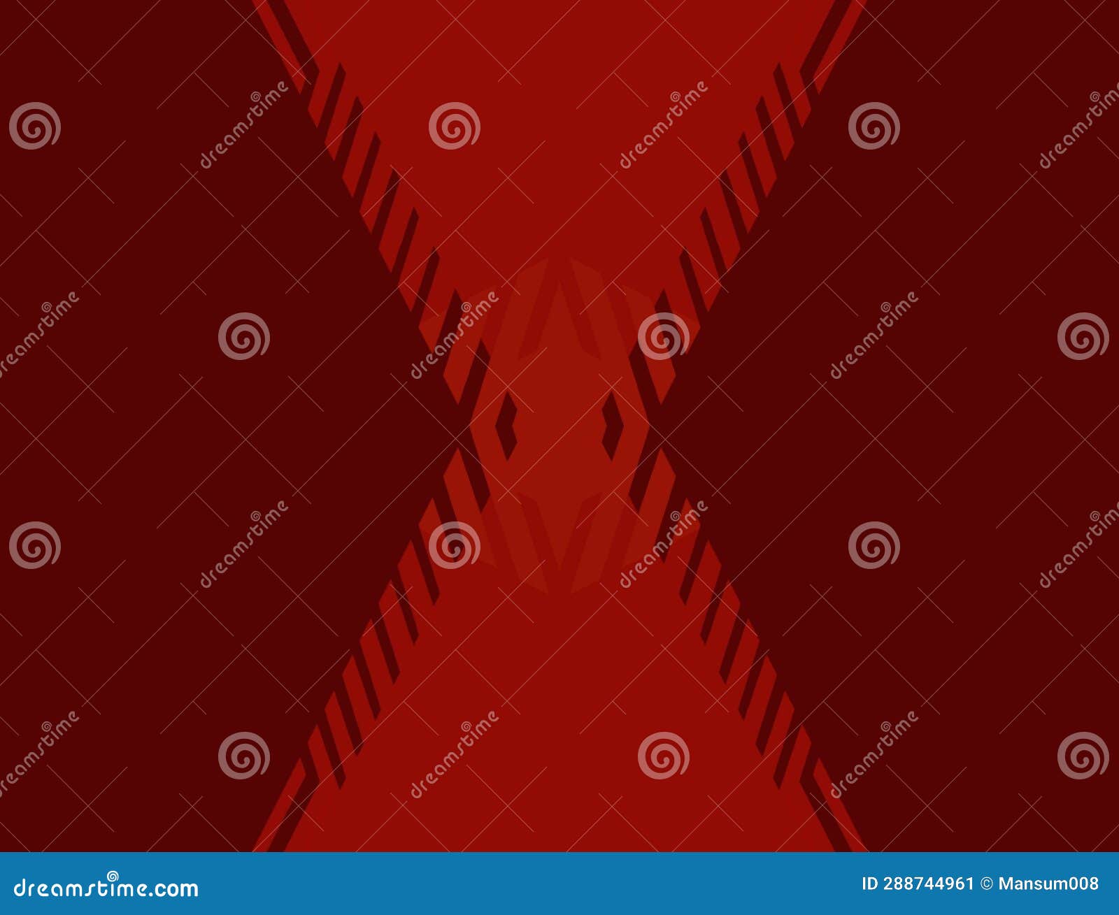 Red Background with a Cross Stock Illustration - Illustration of ...