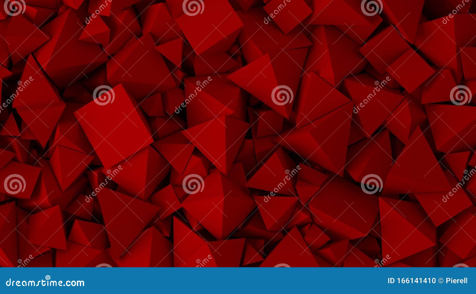 Red Background. 3d Illustration, 3d Rendering Stock Illustration ...