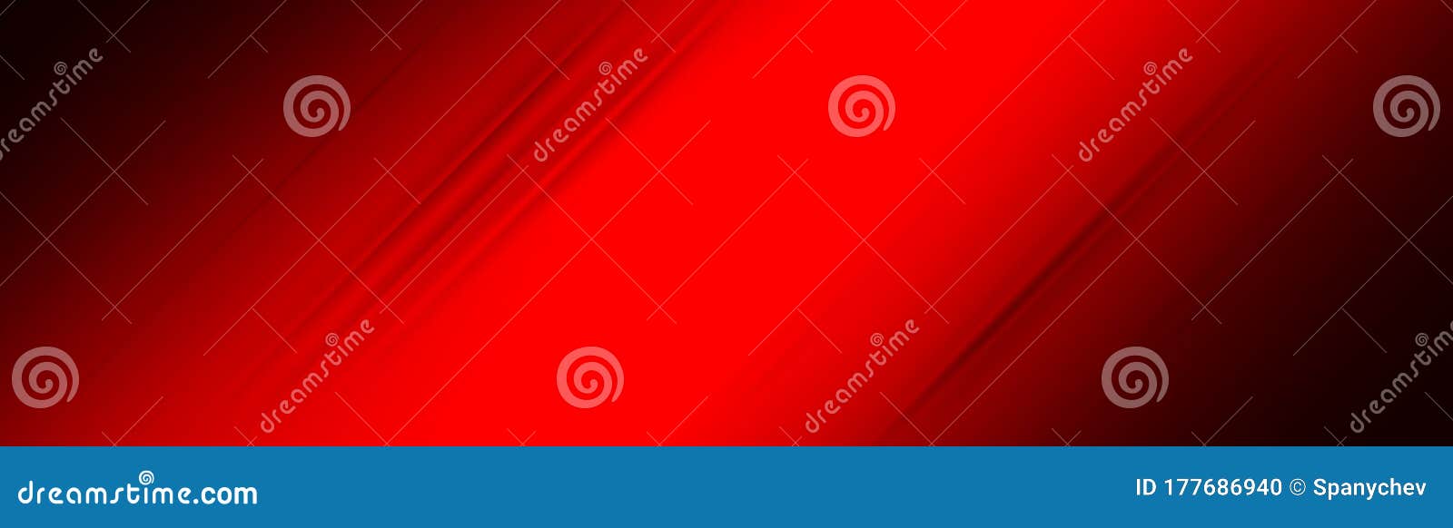 Red Background with Dark Edges for Wide Banner Stock Illustration ...