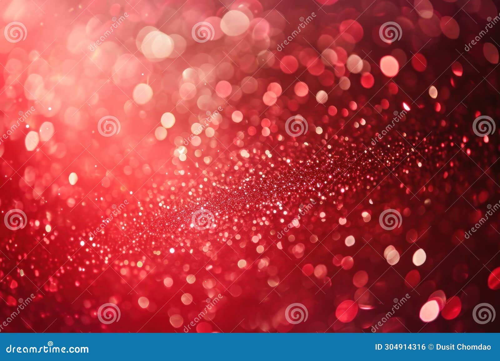 Red Background with Falling Glitter Particles Beautiful Festive ...