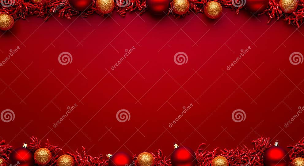 A Red Background with Red and Gold Ornaments on it Stock Photo - Image ...