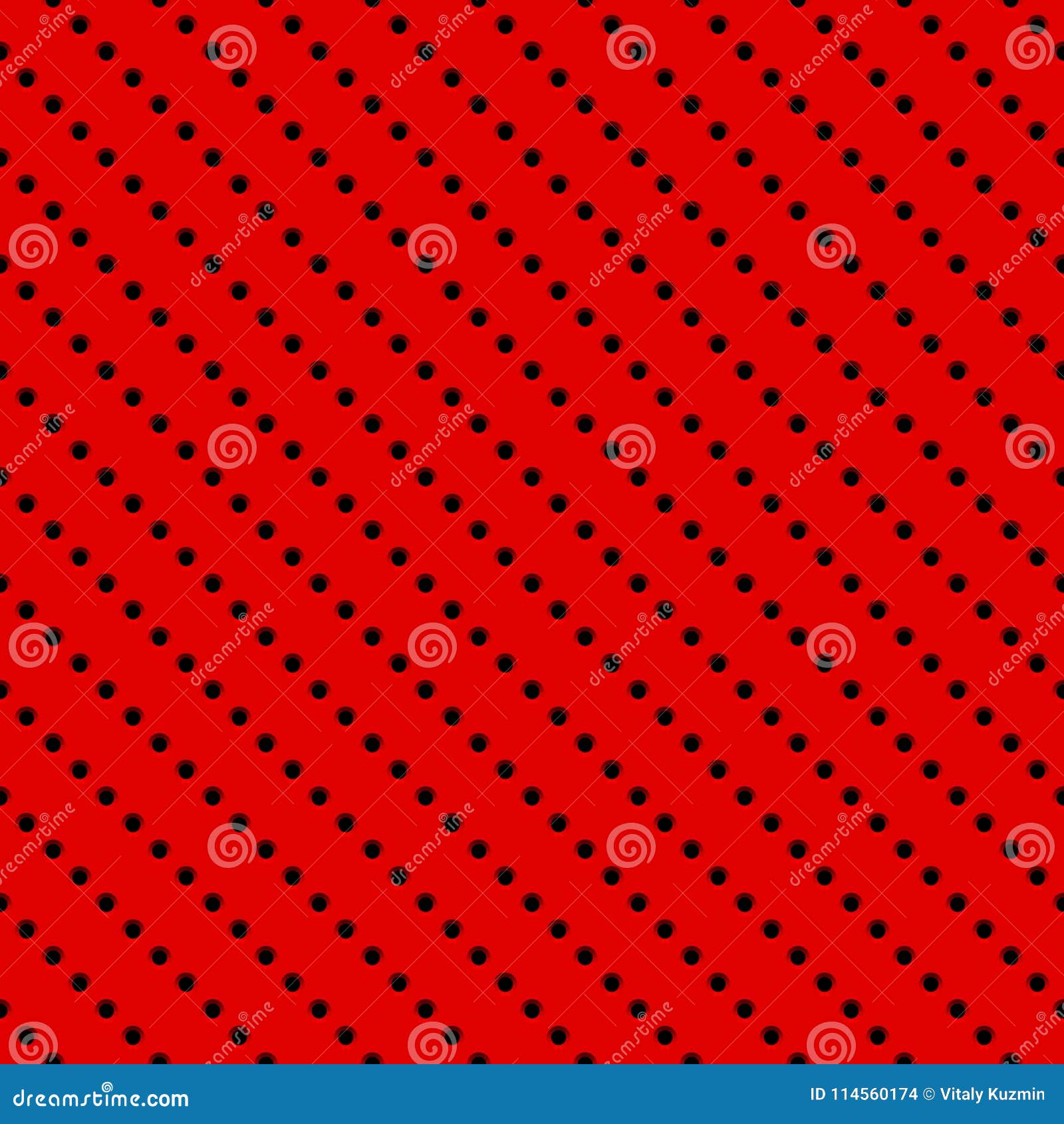 Red Background with Perforated Pattern Stock Vector - Illustration of ...