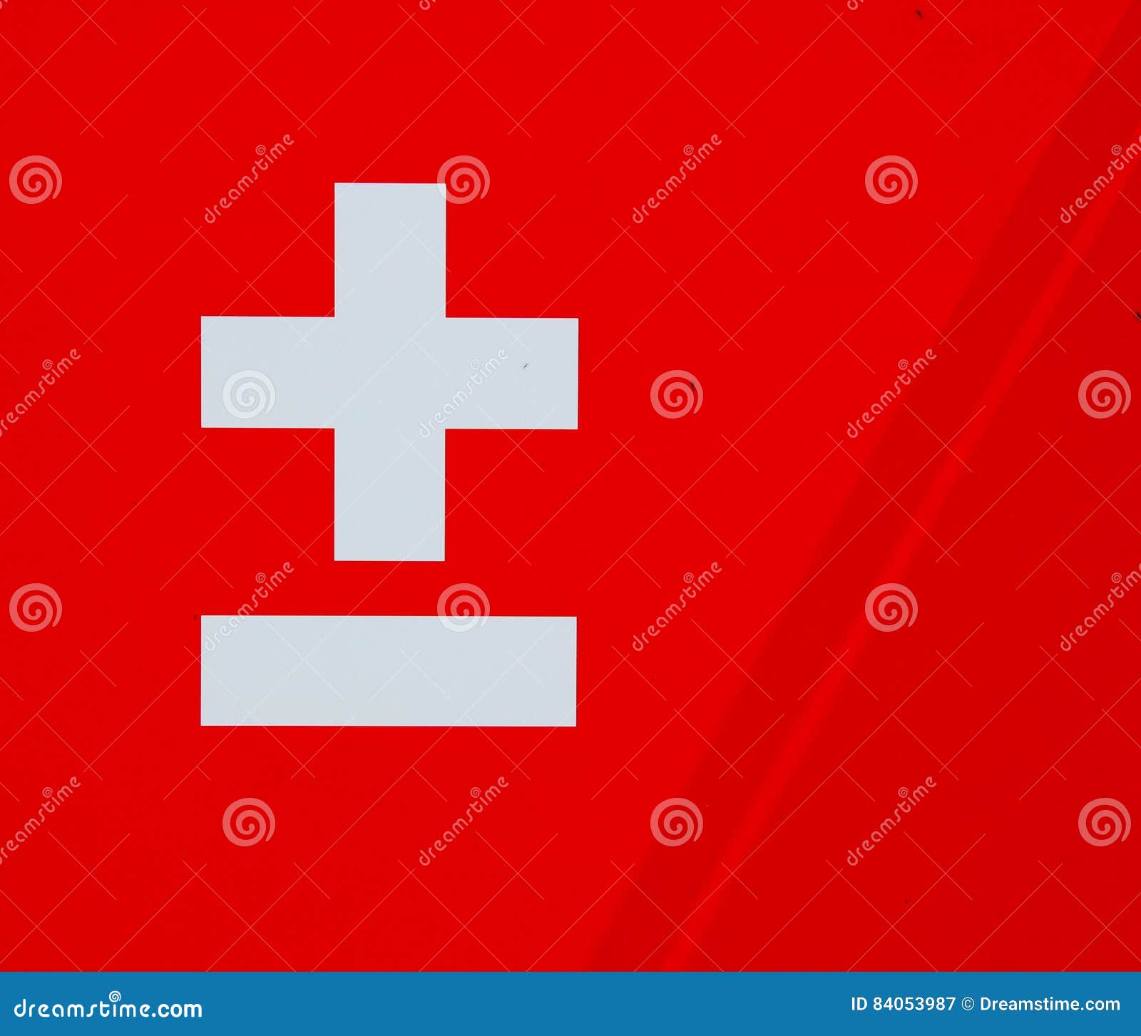 Red Background with Plus and Minus Stock Image - Image of white, sign ...