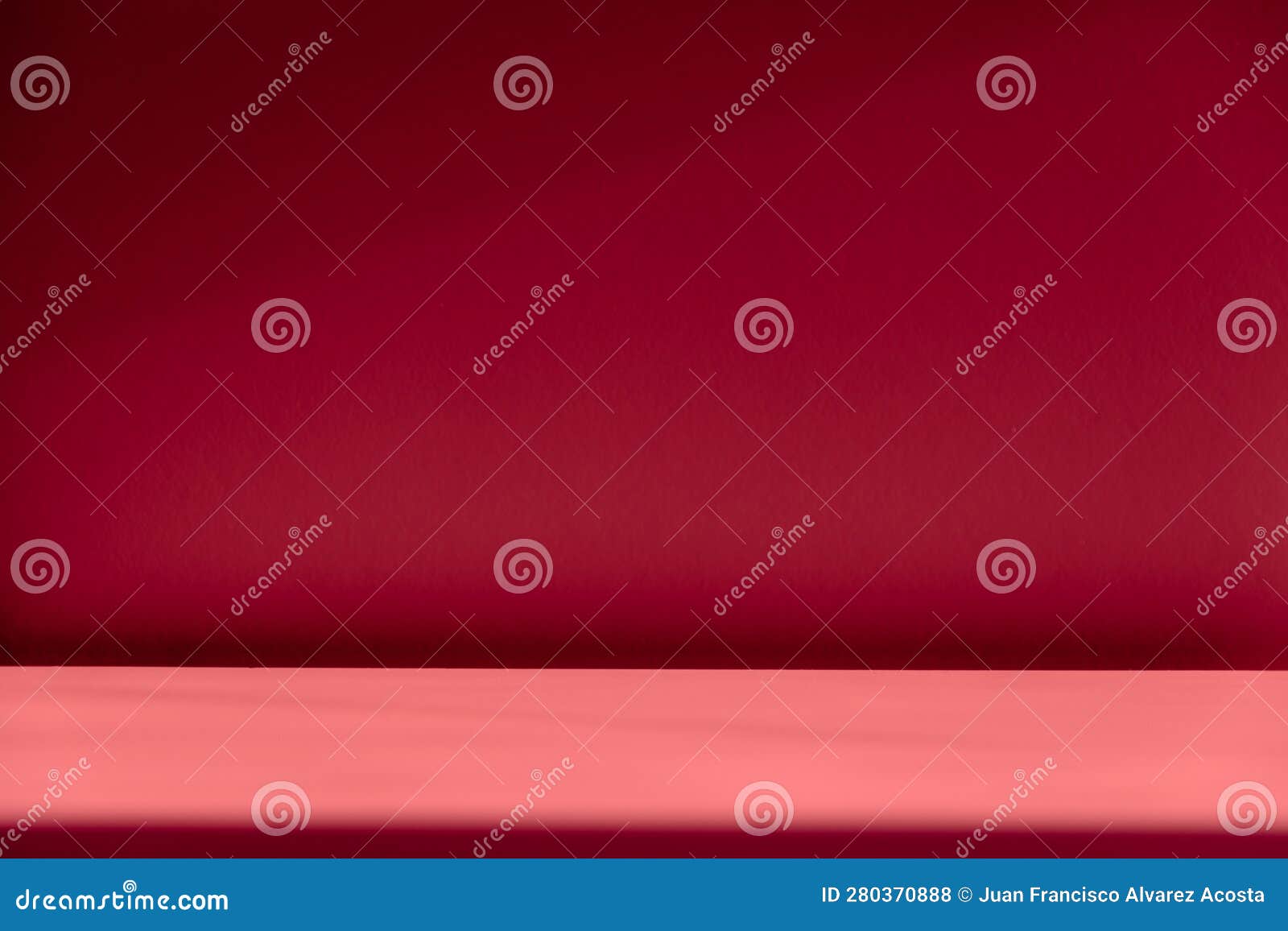 Red Background for Product Presentation with Shadow and Light from ...