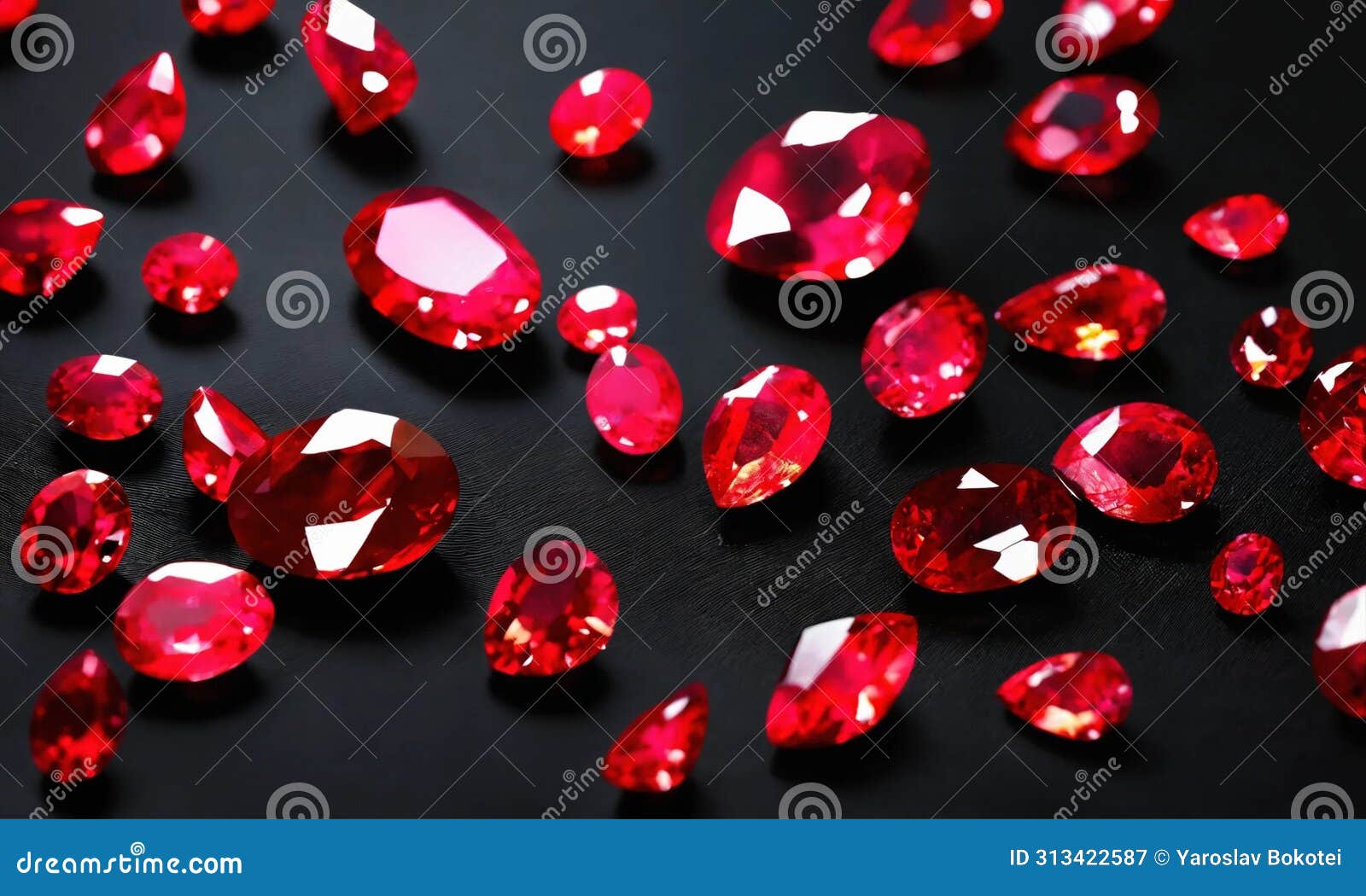 Red Background. Ruby Texture on Black Background Isolated Stock ...