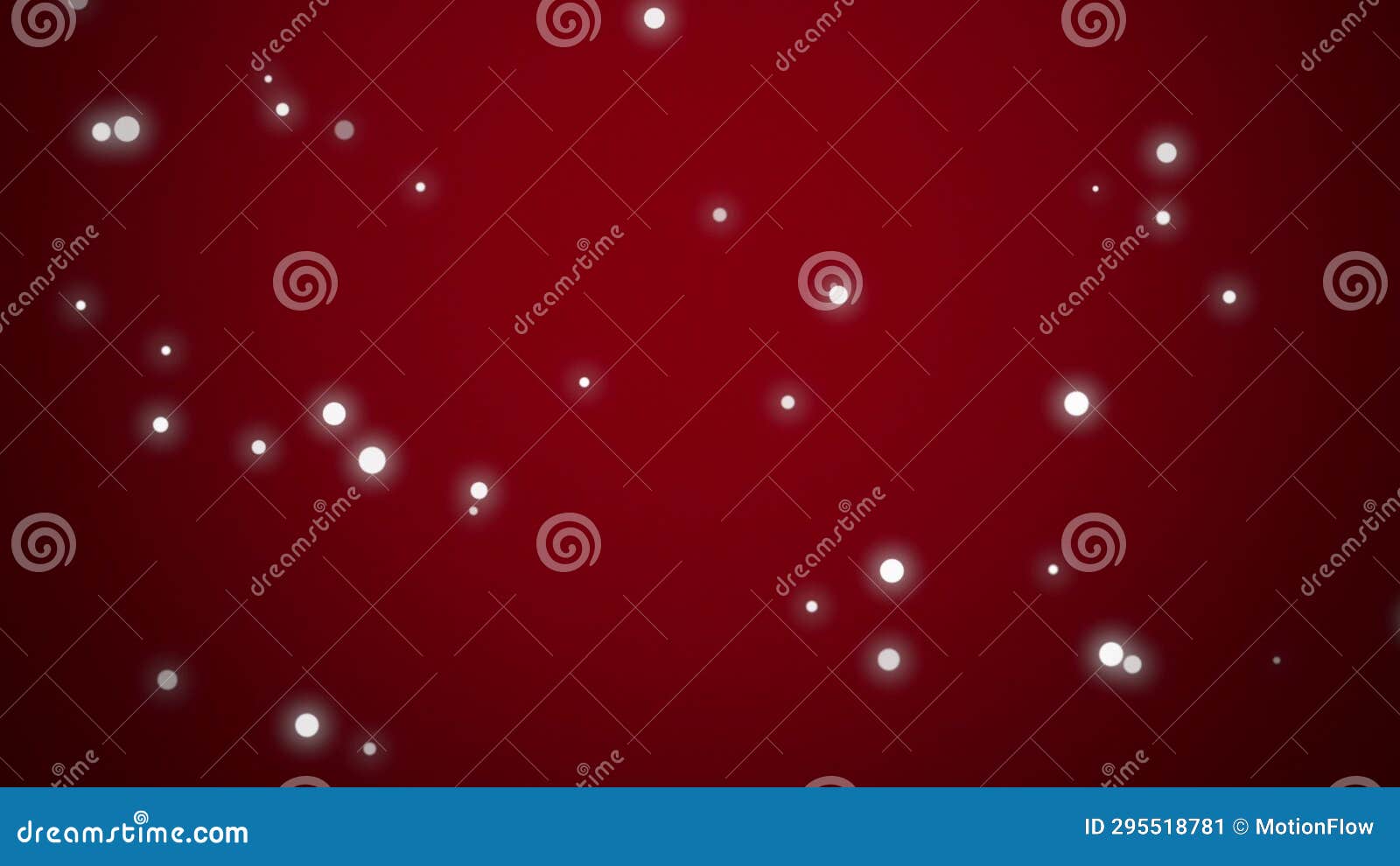 Red Background with Scattered Floating White Dots Stock Video - Video ...