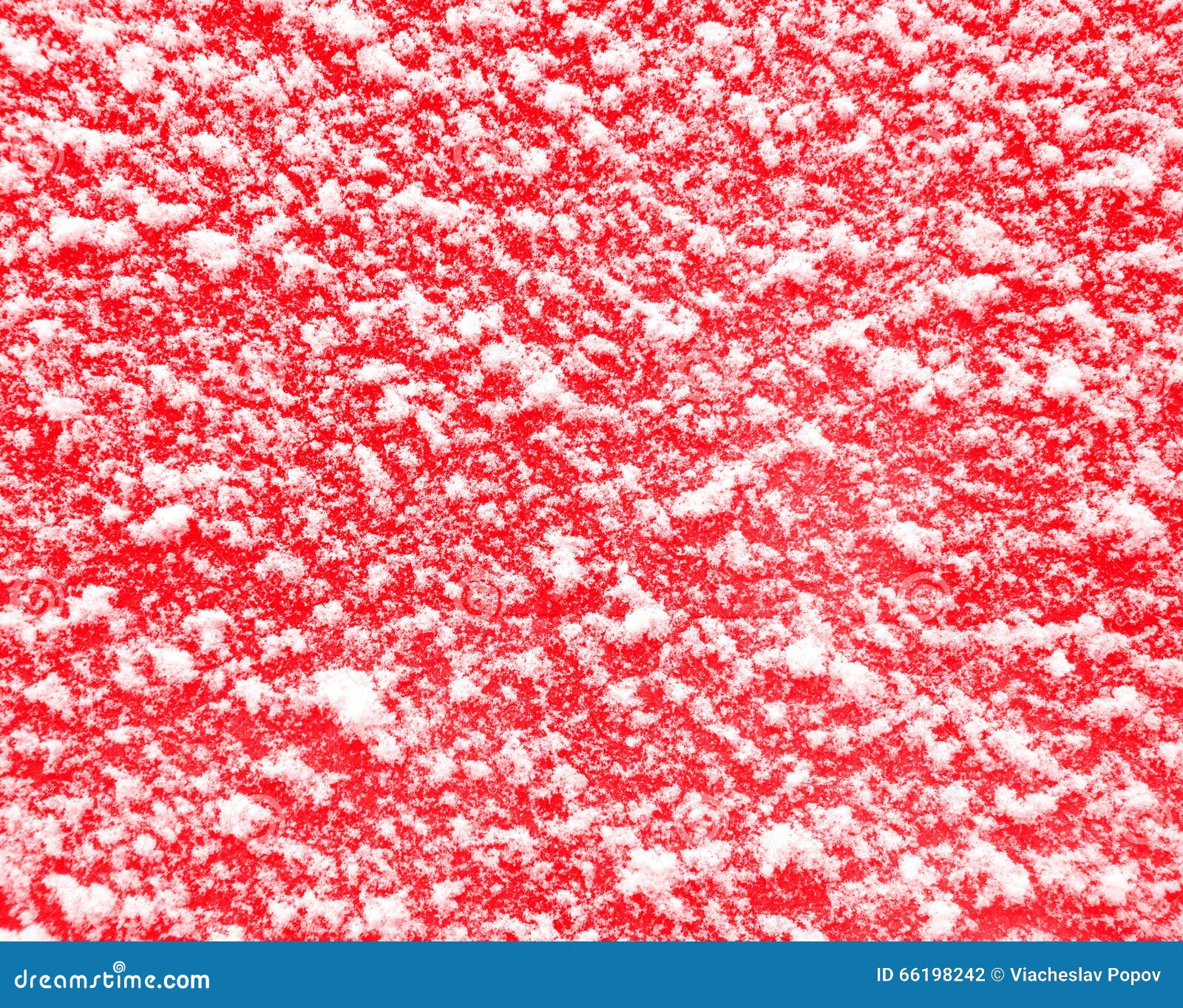 Red background with snow. stock photo. Image of poster - 66198242