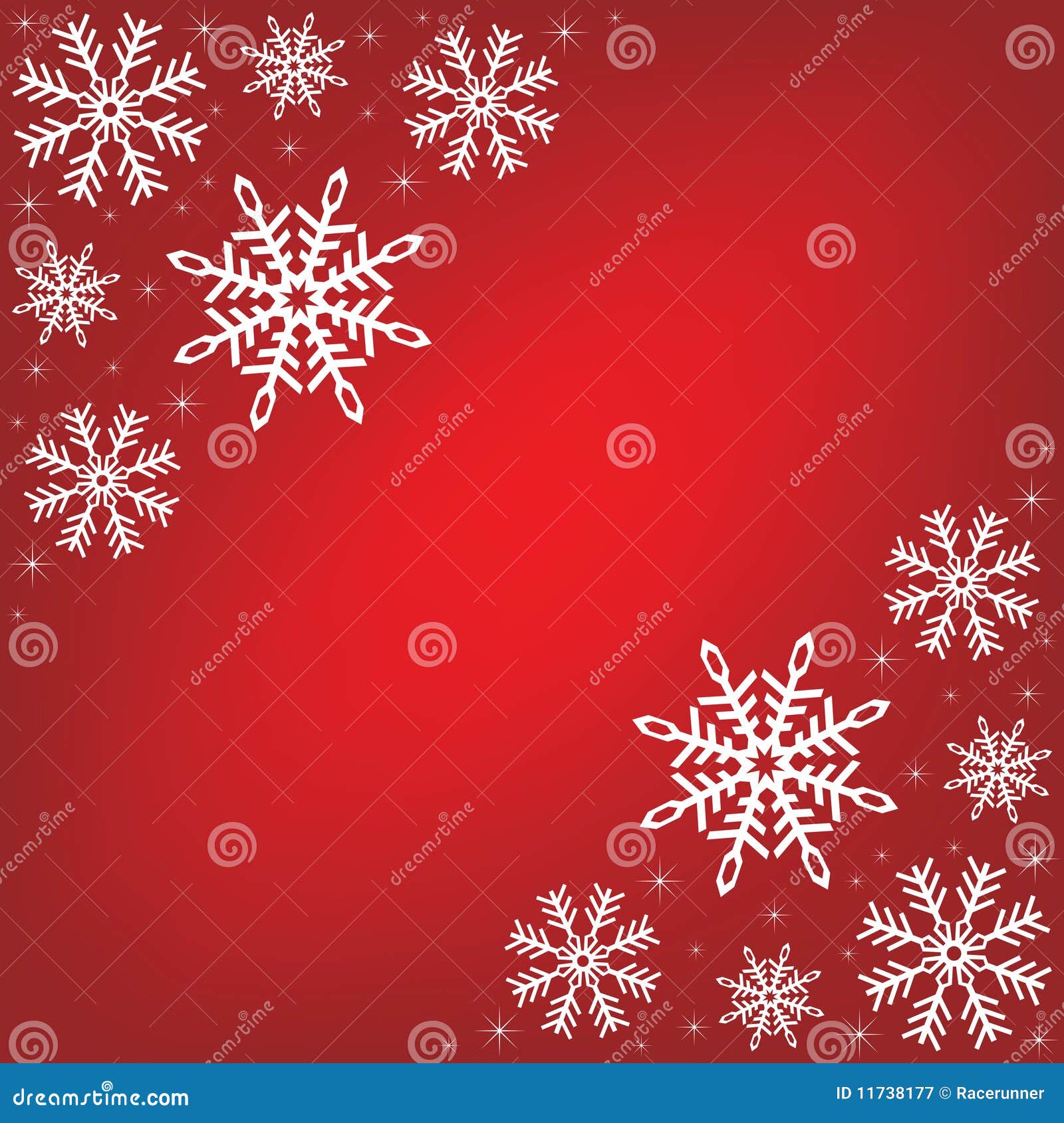 Red Background with Snowflakes. Stock Vector - Illustration of winter ...