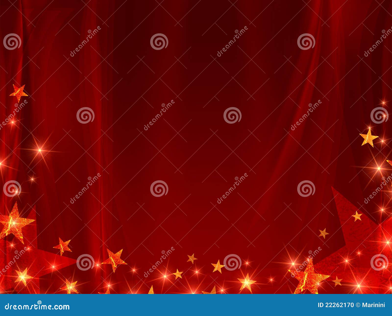 Red background with stars stock illustration. Illustration of ...