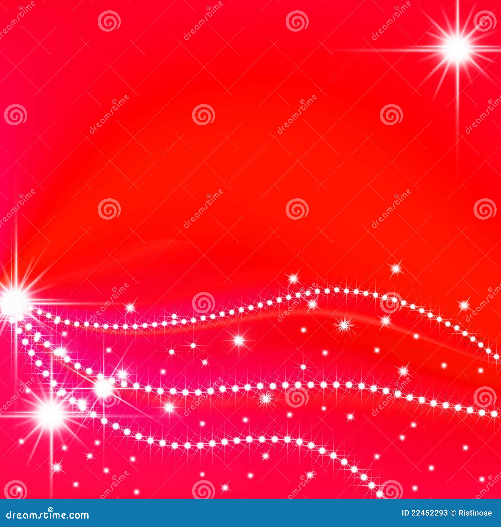Red background with stars stock illustration. Illustration of border ...
