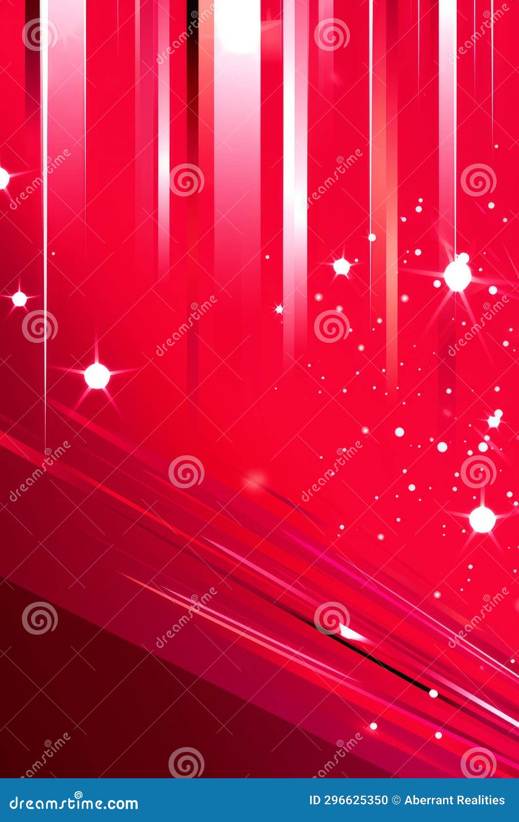 A Red Background with Stars and Stripes Stock Illustration ...