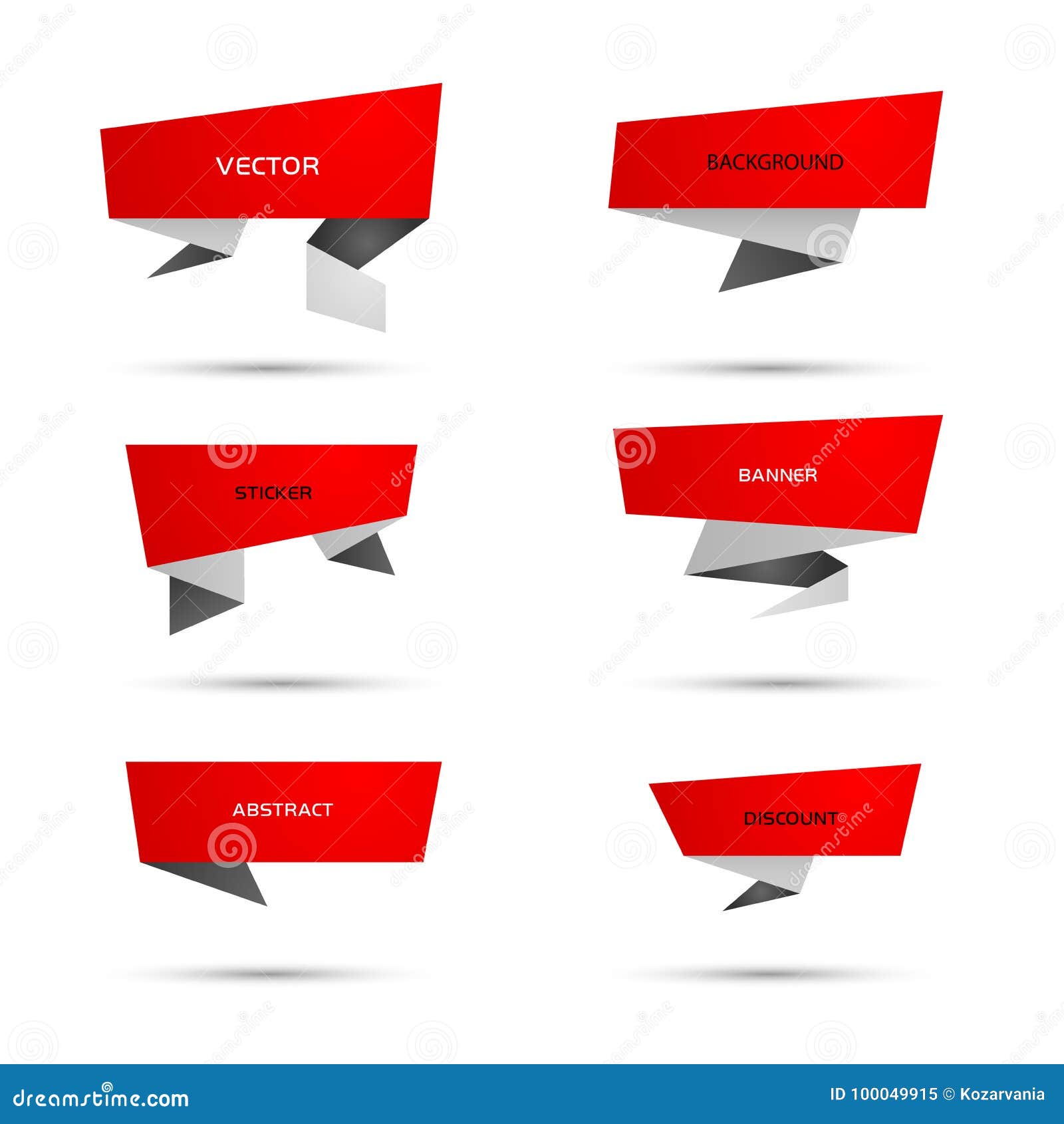 Red background sticker stock vector. Illustration of brochure - 100049915