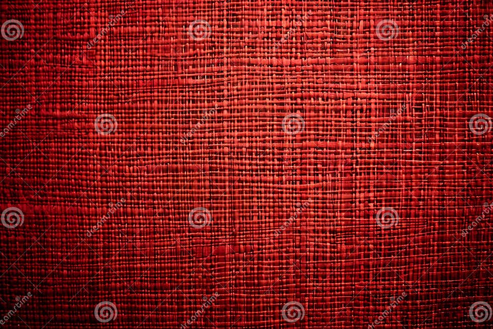 Red Woven Fabric Texture Background Stock Illustration - Illustration ...