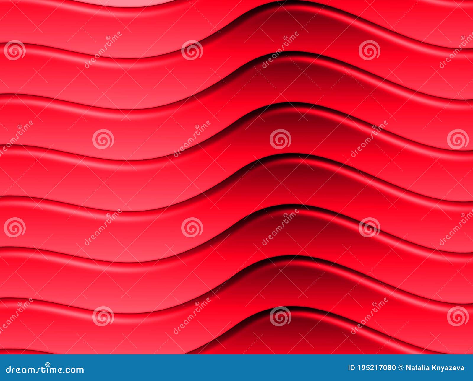 Red Background with Texture Pattern Waves Stock Illustration ...