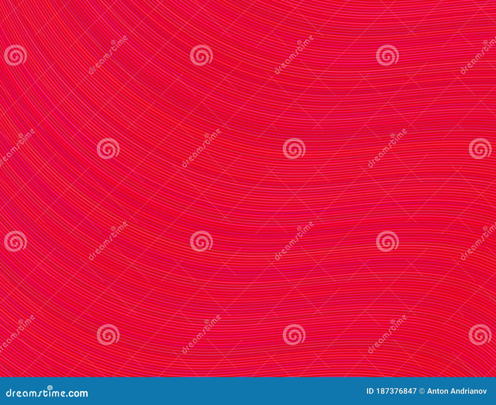 Red Background With Thin Lines, Waves. Vector Graphics And Design ...