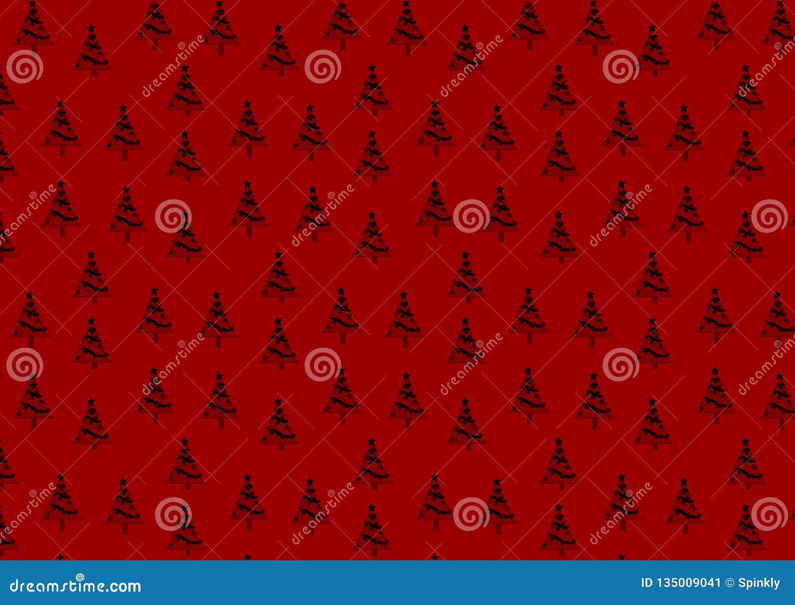 Red Background with Tree Pattern Design Wallpaper Stock Illustration ...