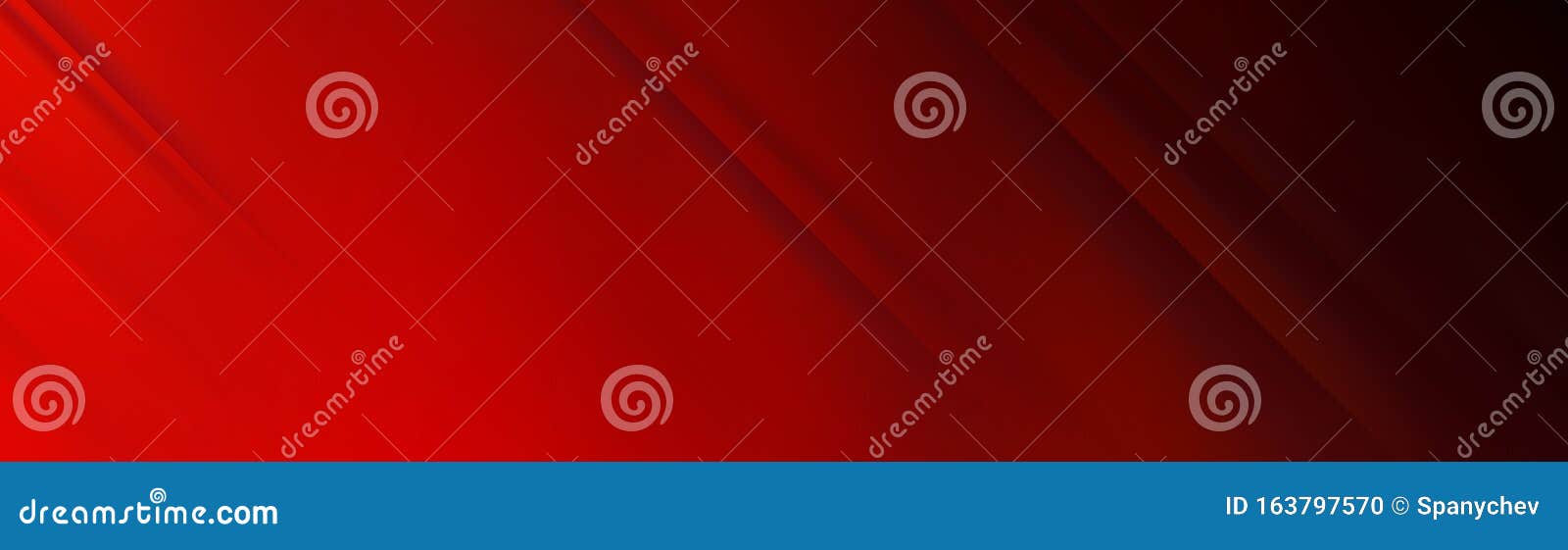 Red Background for Wide Banner Stock Illustration - Illustration of ...
