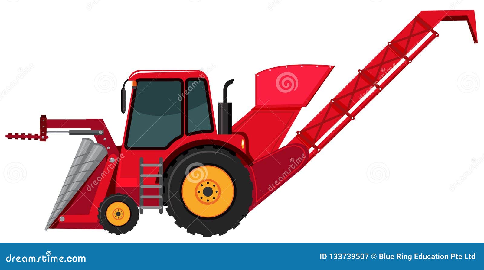 Red Backhoe Stock Illustrations – 136 Red Backhoe Stock Illustrations ...