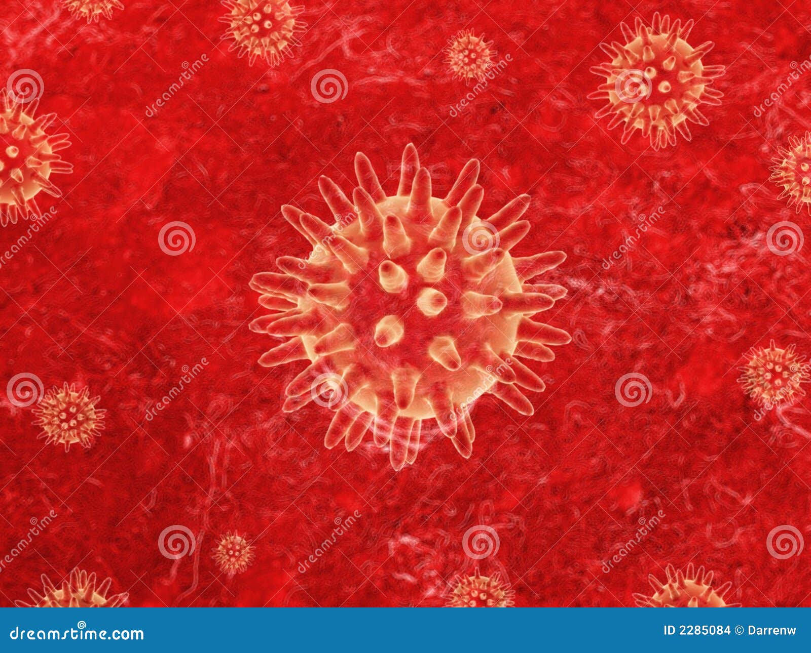 Red Bacteria stock illustration. Illustration of bacteria - 2285084