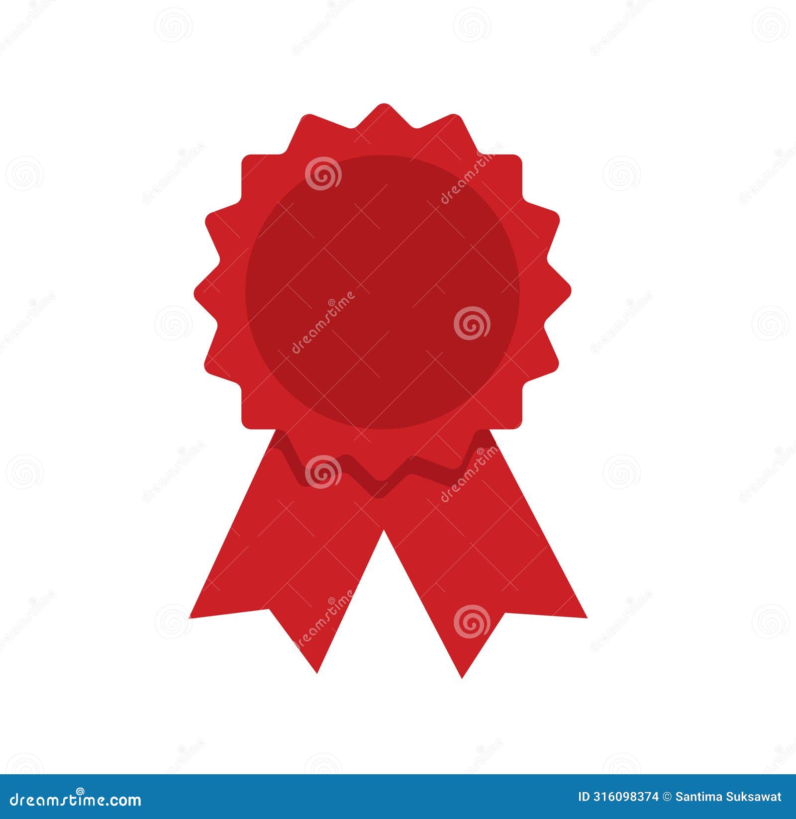 Red Badges. Vector Illustration Stock Vector - Illustration of graphic ...