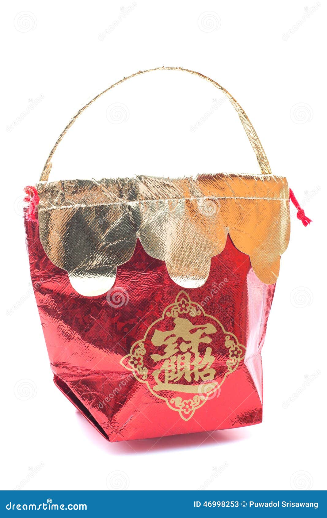 Red Bag for Chinese New Year Stock Image - Image of lucky, abundance ...