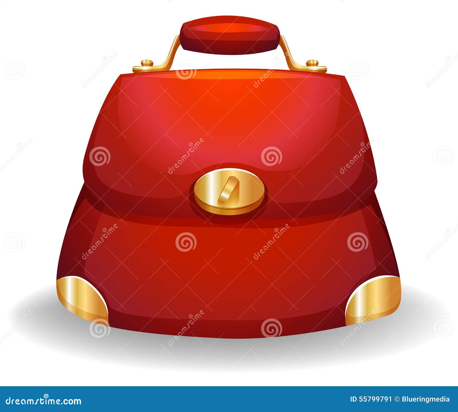 Red bag stock vector. Illustration of design, beautiful - 55799791