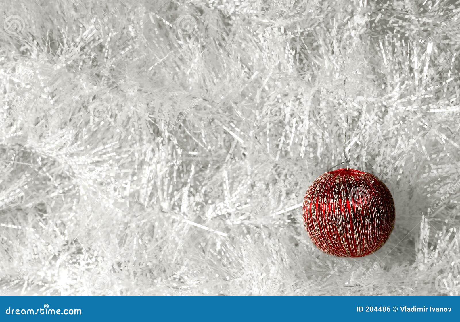 Red ball stock photo. Image of needle, spangle, decoration - 284486