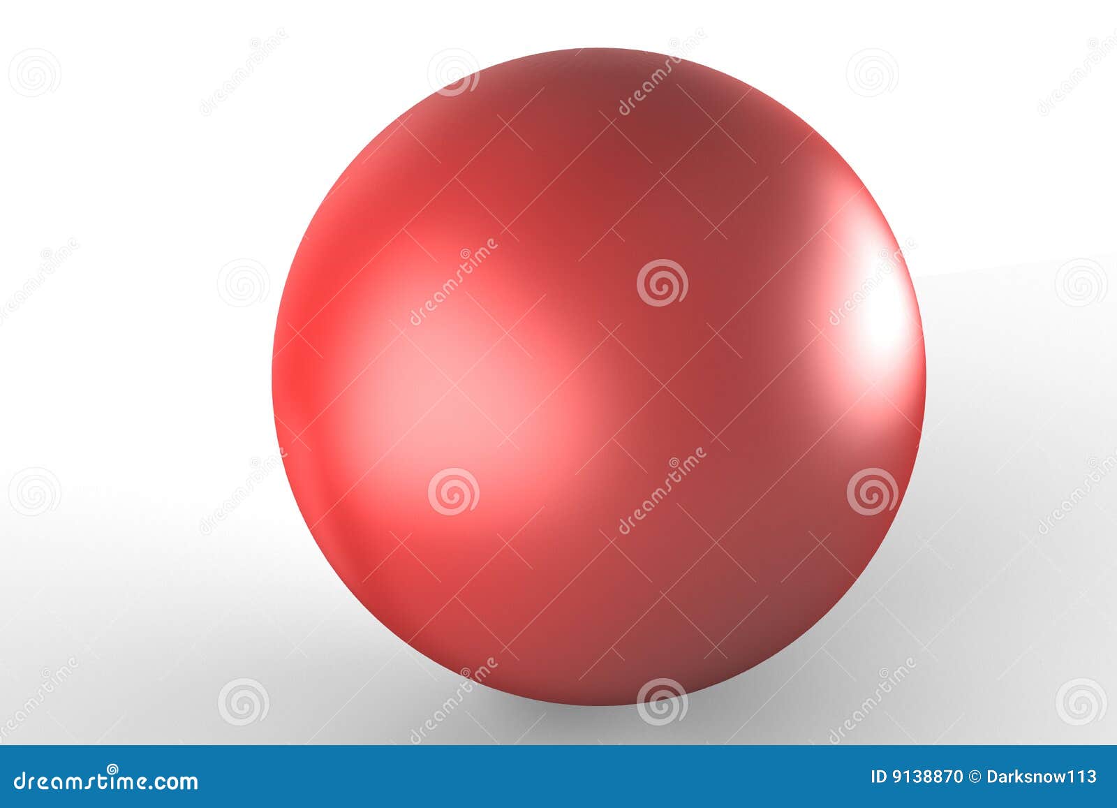 Red ball stock illustration. Illustration of design, perspective - 9138870