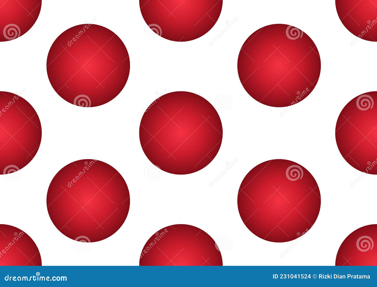 Red Ball Background on White Background Stock Vector - Illustration of ...