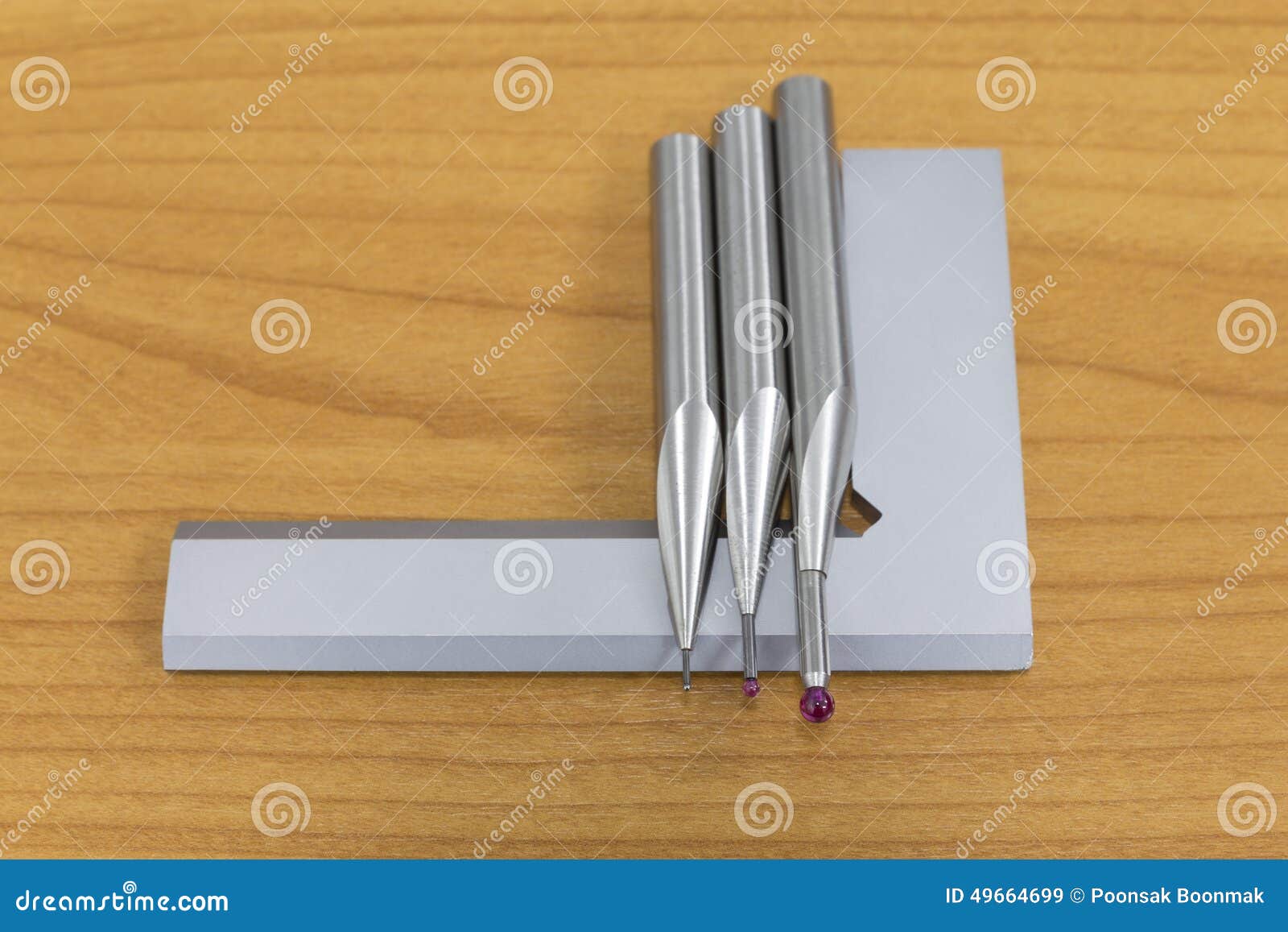 Red Ball Head Probe Measurement Tool of CMM Machine System Array Stock ...