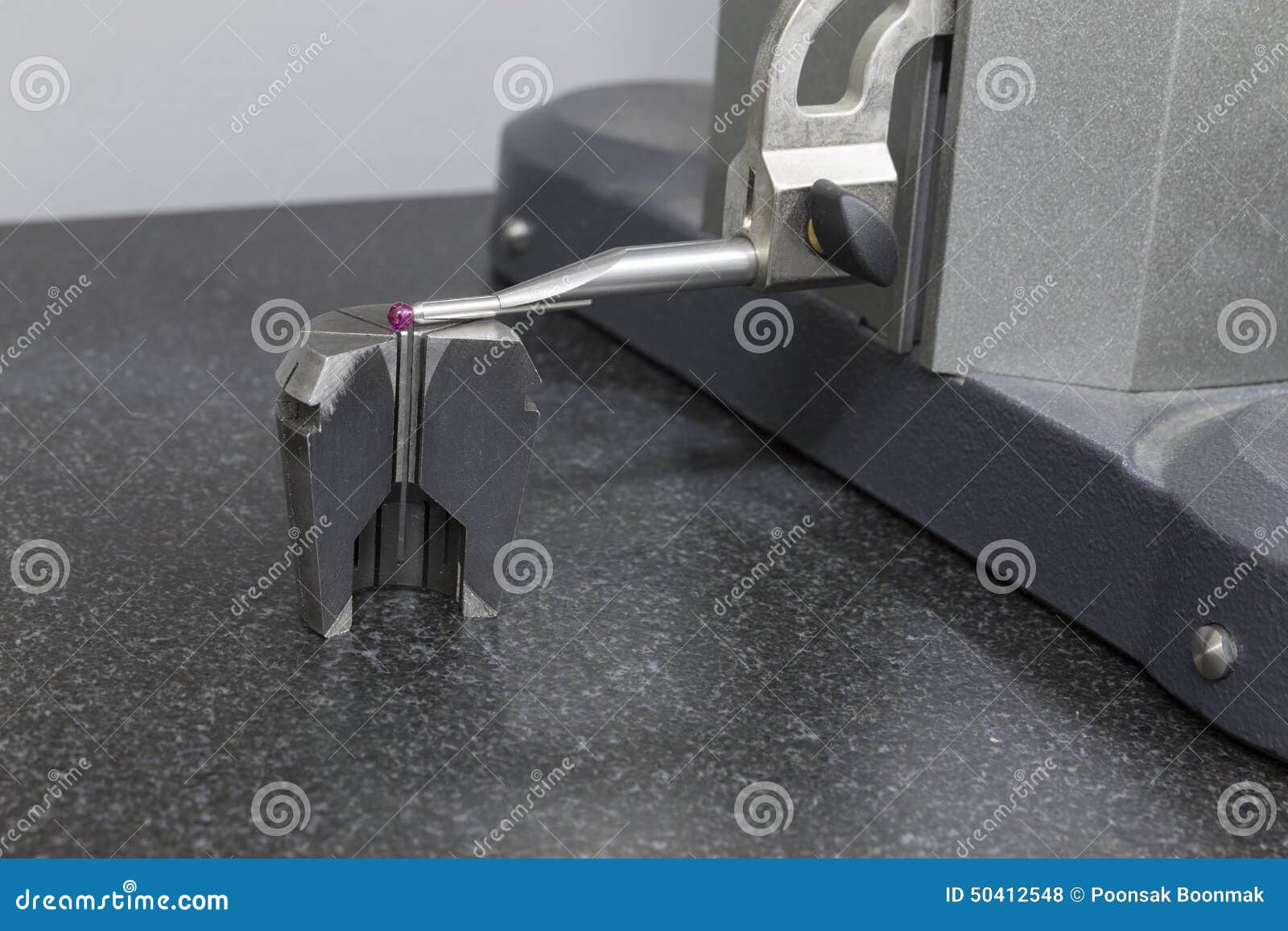 Red Ball Probe Measurement Correct Milling Machine Tool Broken Stock ...