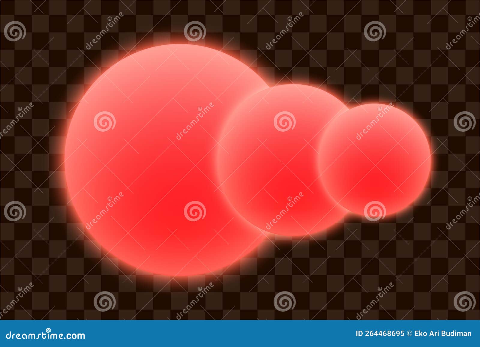 Red Ball. Sphere on a Light Background. Vector for Your Graphic Design ...