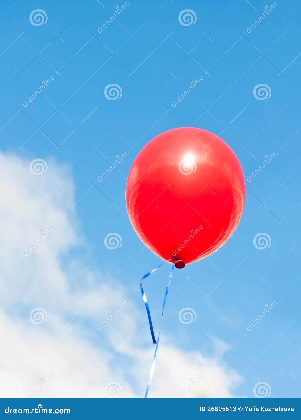 Red balloon stock image. Image of fest, flying, festival - 26895613